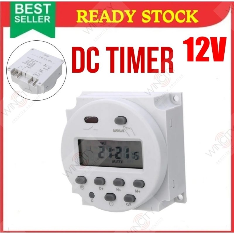 WSS DC 12V Digital timer DC /AC 12V 16A LCD display programmable timer ... WSS DC 12V Digital timer DC /AC 12V 16A LCD display programmable timer ...