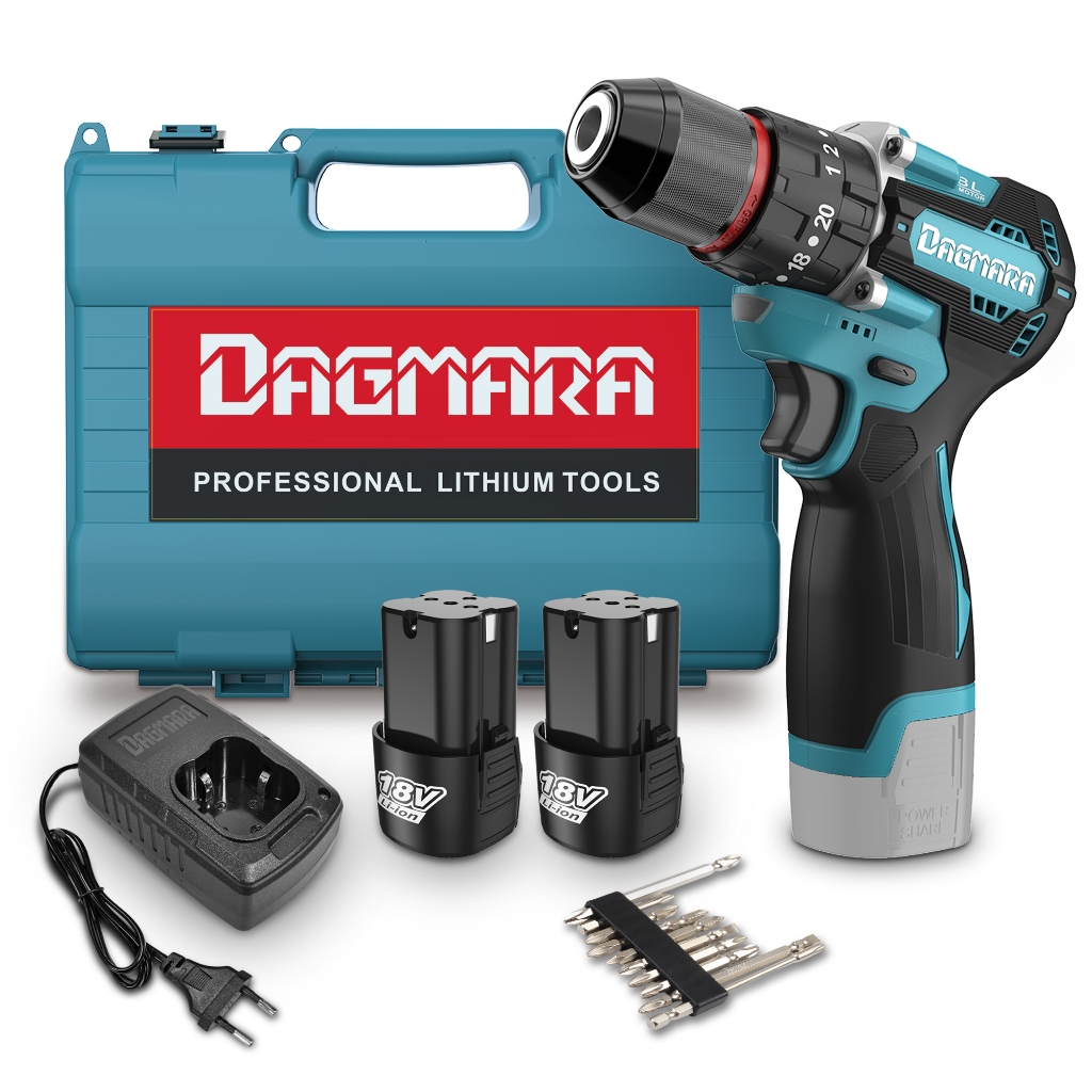 DAGMARA Brushless Cordless Screwdriver Drill Li-Ion (10mm/18V) | Shopee ...