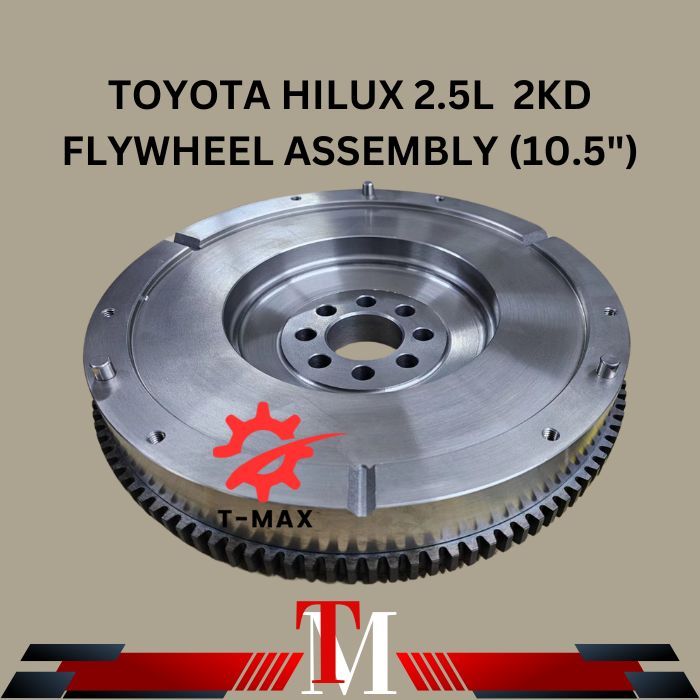 FLYWHEEL ASSEMBLY WITH GEAR TOYOTA HILUX VIGO KUN25 2.5L 2KD ENGINE 4WD ...