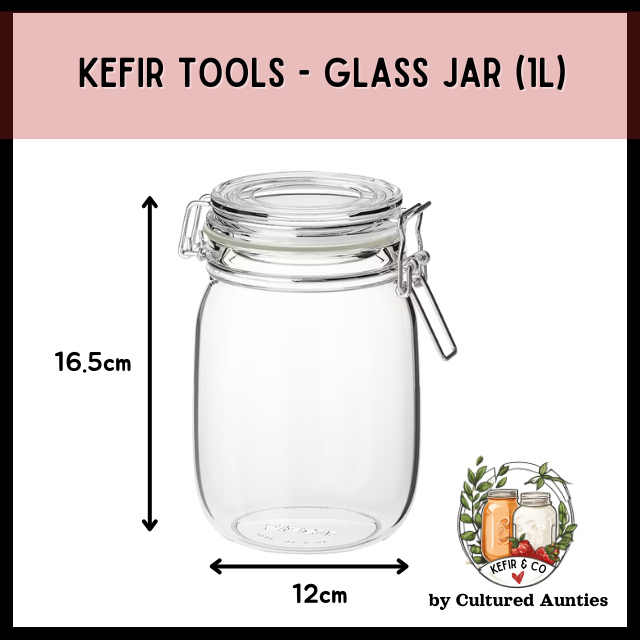 [KEFIRCO] Kefir Tools - Glass Jar (1L) | Shopee Malaysia