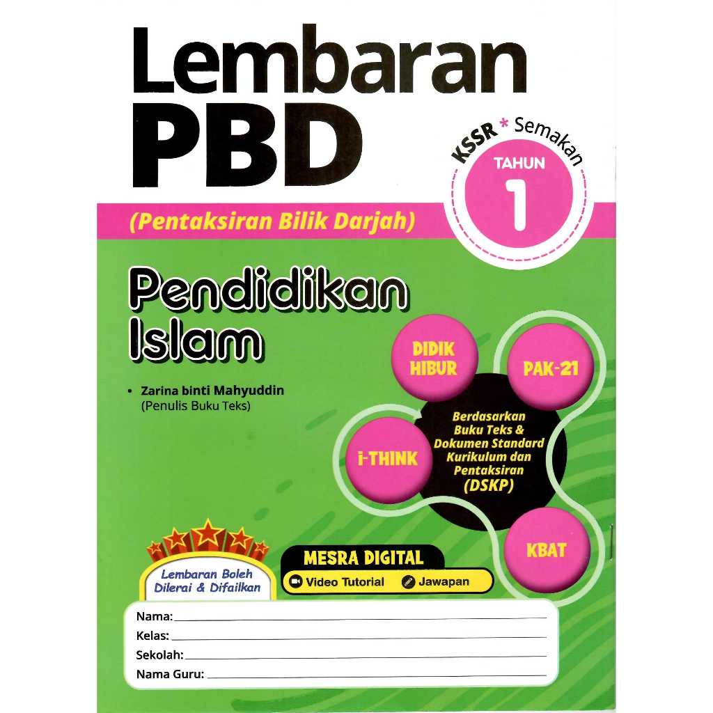 Lembaran PBD Tahun 1 Bm | English | Mathematics | Science | Pendidikan ...