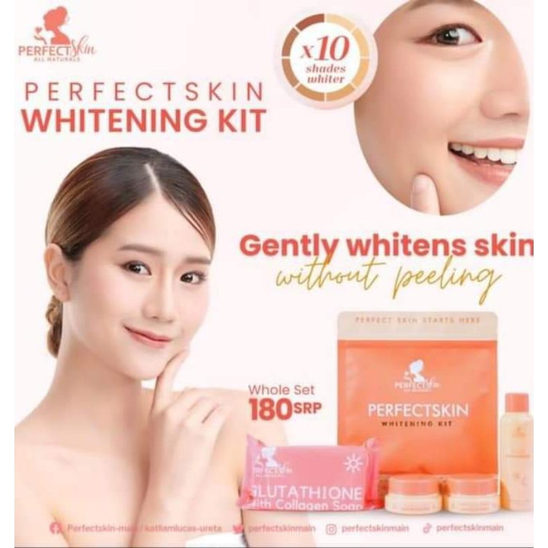 perfect skin whitening kit new packing | Shopee Malaysia
