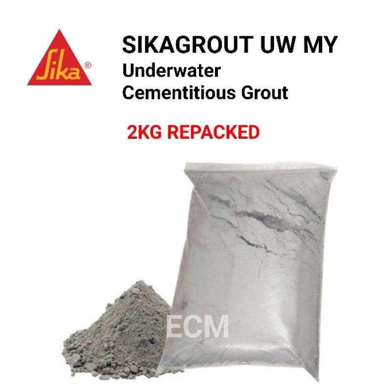SIKAGROUT UW MY (2KG BAG REPACKED) SHRINKAGE COMPENSATED CEMENTITIOUS GROUT FOR UNDERWATER ...
