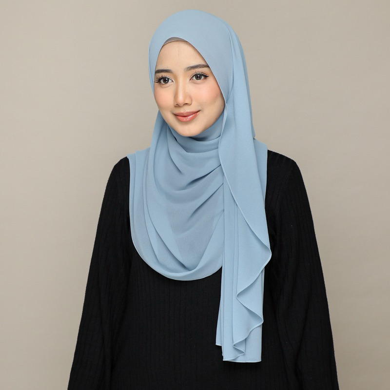 Rosevelt Naela Georgette Chiffon Shawl (2 Meter) | Shopee Malaysia