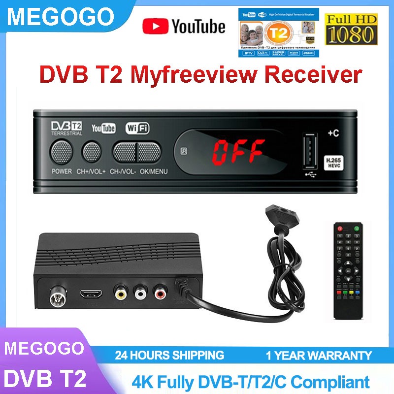 【Fast Shipping】Kecil Dan Ringan MYTV Decoder Megogo DVB T2 Digital ...