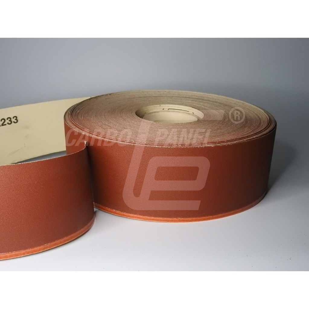 CARBO PANEL 100mm x 50m Sandpaper Roll PAPER TYPE for Sanding Wood ...