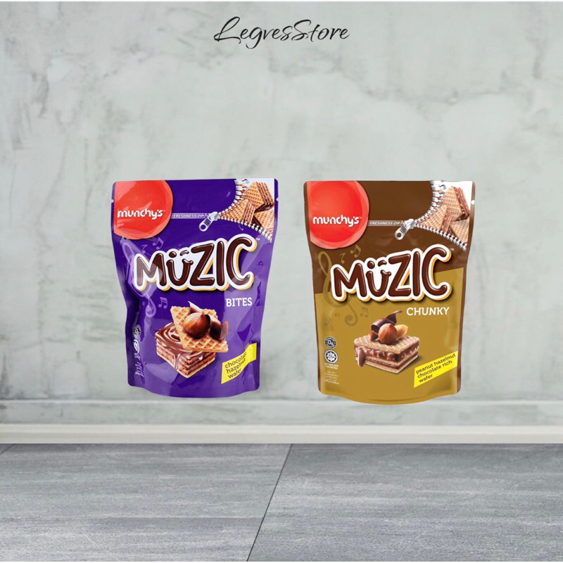 MUNCHY’S music bites Wafer 150g Choco/ Choco Hazelnut | Shopee Malaysia