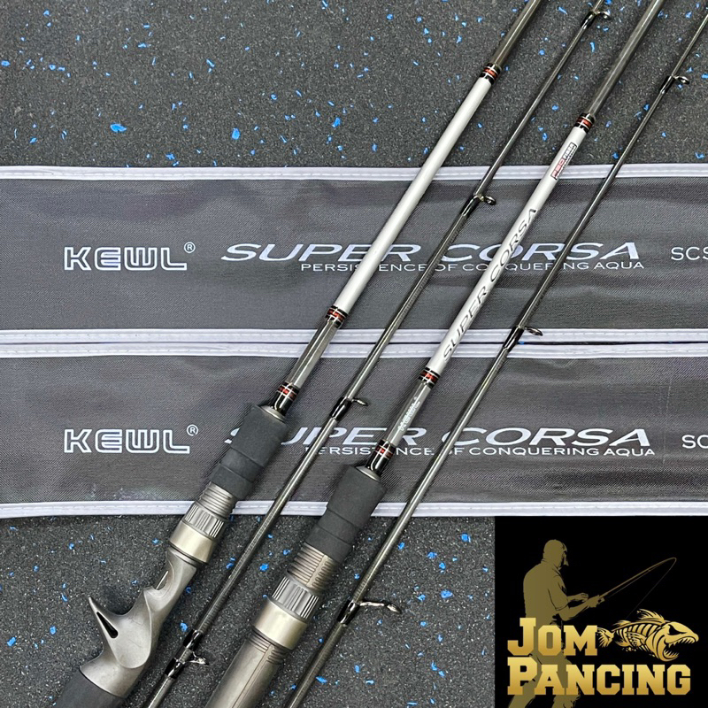 【Jom Pancing】KEWL SUPER CORSA SPINNING FISHING ROD,Joran Mancing ...