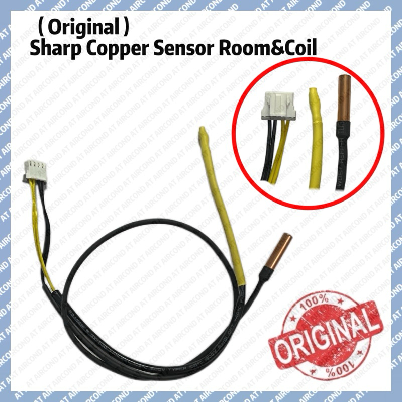 (ORIGINAL PART) SHARP COPPER SENSOR COIL SENSOR INDOOR AIRCOND GENUINE ...