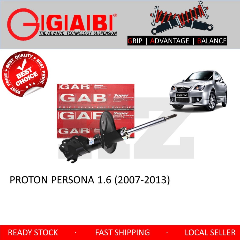 ORIGINAL GAB SUPER FRONT ABSORBER / REAR ABSORBER - PROTON PERSONA 1.6 ...