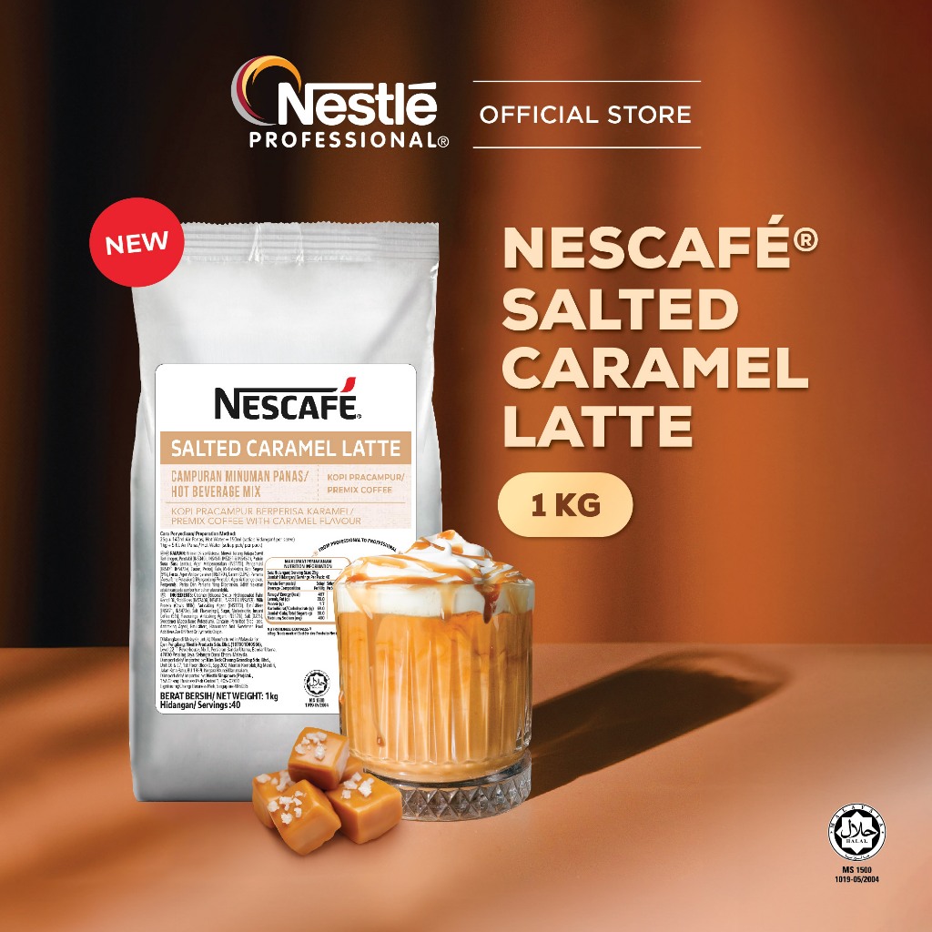 NESCAFE Salted Caramel Latte - 1kg | Shopee Malaysia