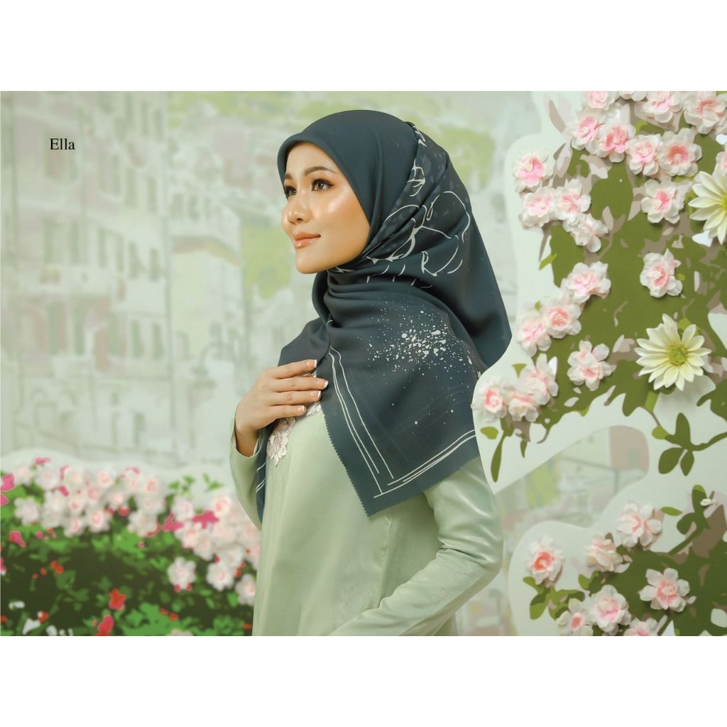 Evelyn Square The Hijab Co | Shopee Malaysia