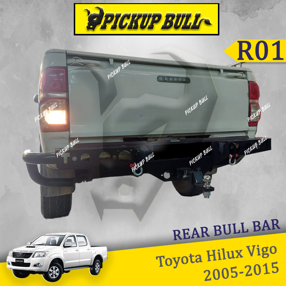 Toyota Hilux Vigo 2005-2014 Rear Bull Bar Besi/ Vigo rear bull bar ...