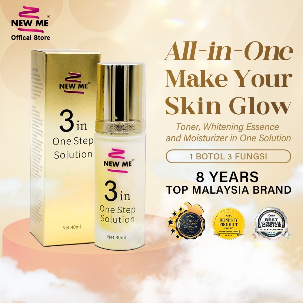 NEW ME 3 IN 1 ONE STEP SOLUTION 40ML | Shopee Malaysia