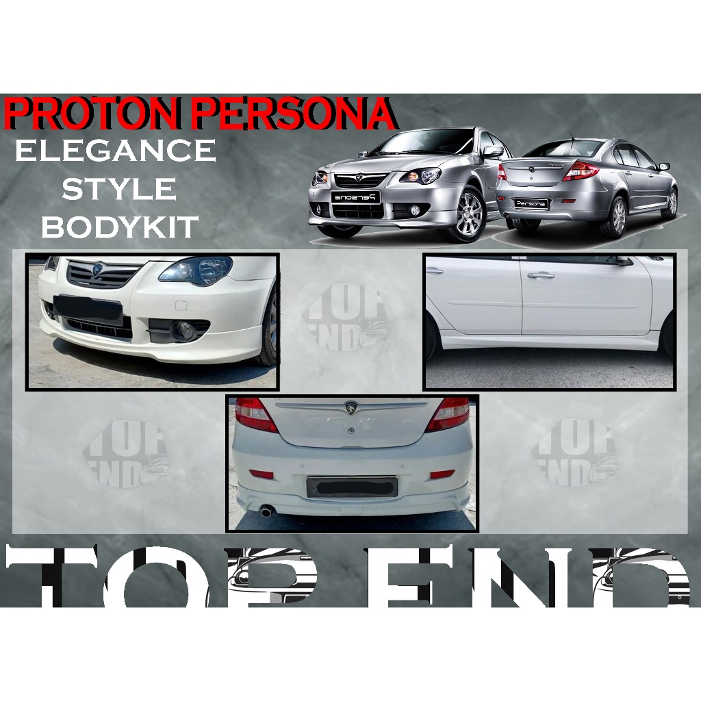 PROTON PERSONA ELEGANCE LOOK FULLSET BODYKIT (ELG) BUMPER SKIRT LIP CAR ...