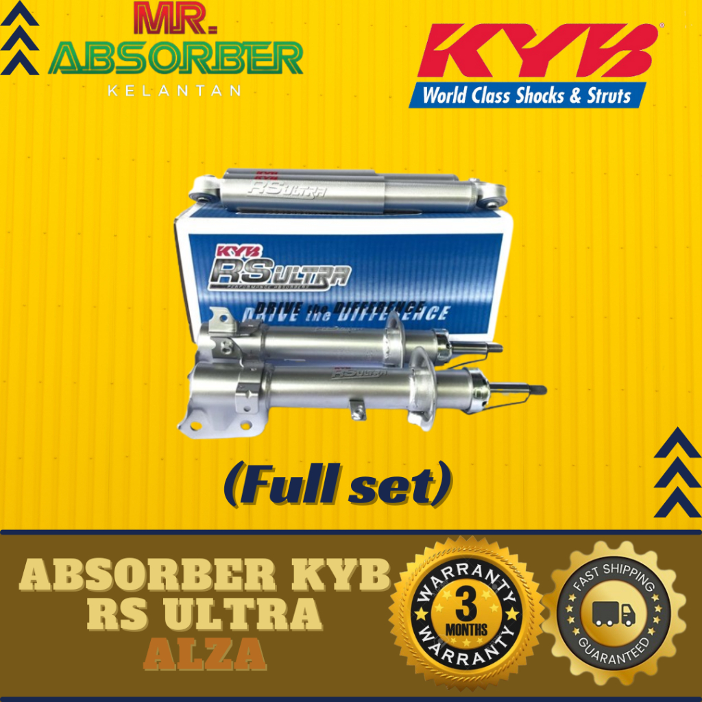 PERODUA ALZA 09-2021 Absorber Kyb RS ultra heavy duty spec/spring sport ...
