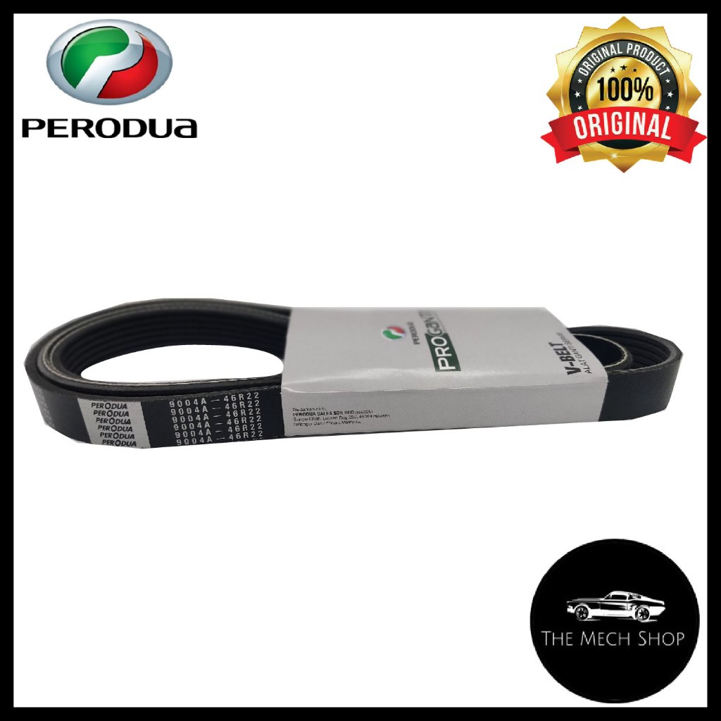 (100% Original) ProGanti Perodua Alza 2006-2022 FAN BELT 6PK1735 9004A ...
