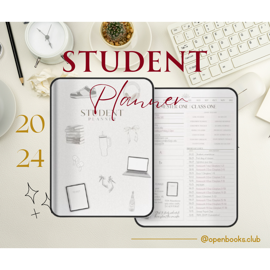Student Digital Planner, Undated Daily iPad Planner, GoodNotes Study ...