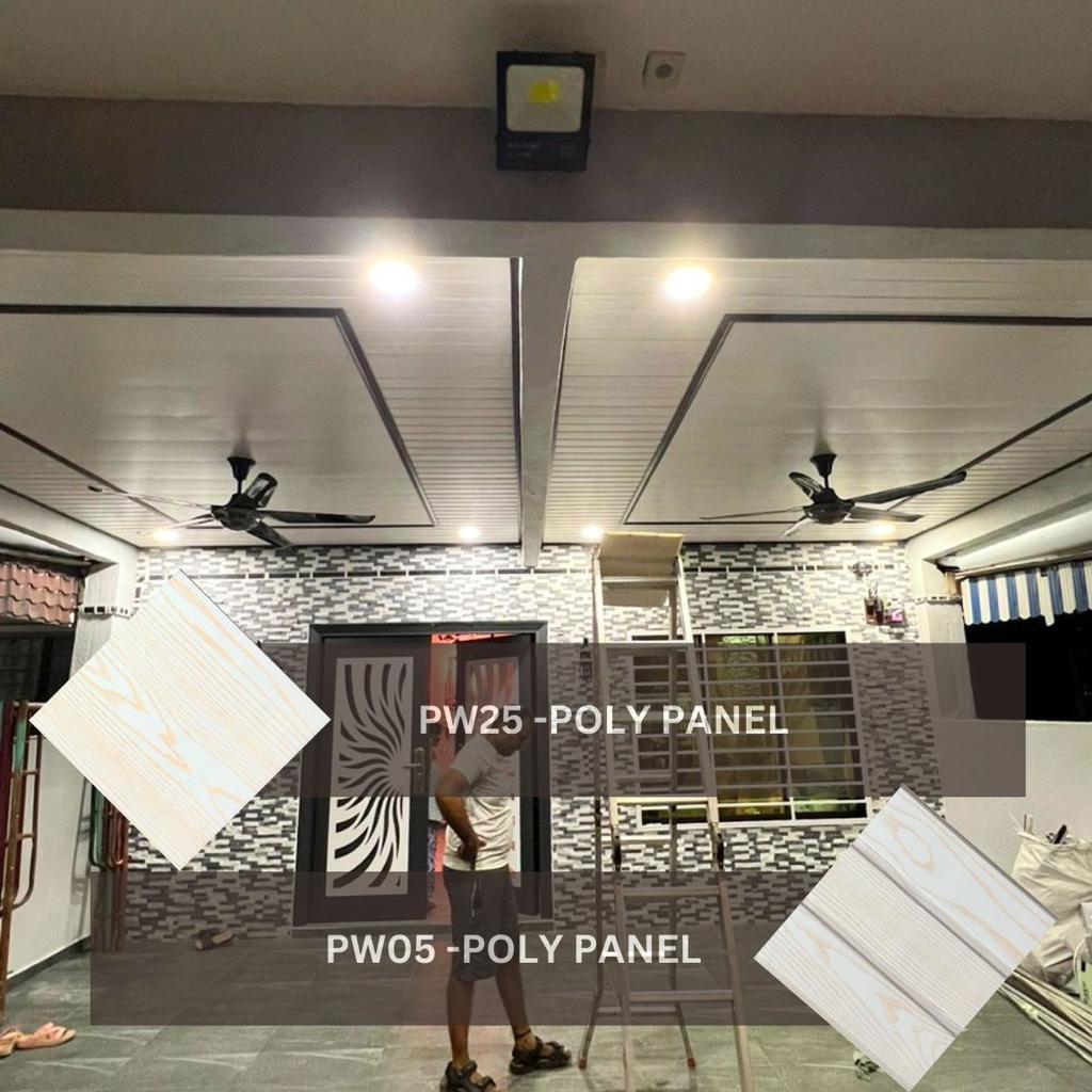 PVC Panel 🔥Free Buble Wrap Packing🔥 6 FT Poly Ceiling & Wall Panel with ...