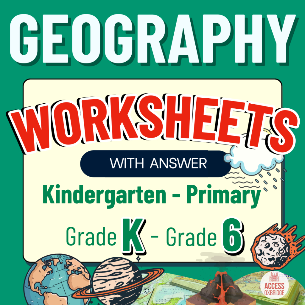 P22 Primary Geography Worksheets + Answers Grade K-6 Grade 6 Geography ...