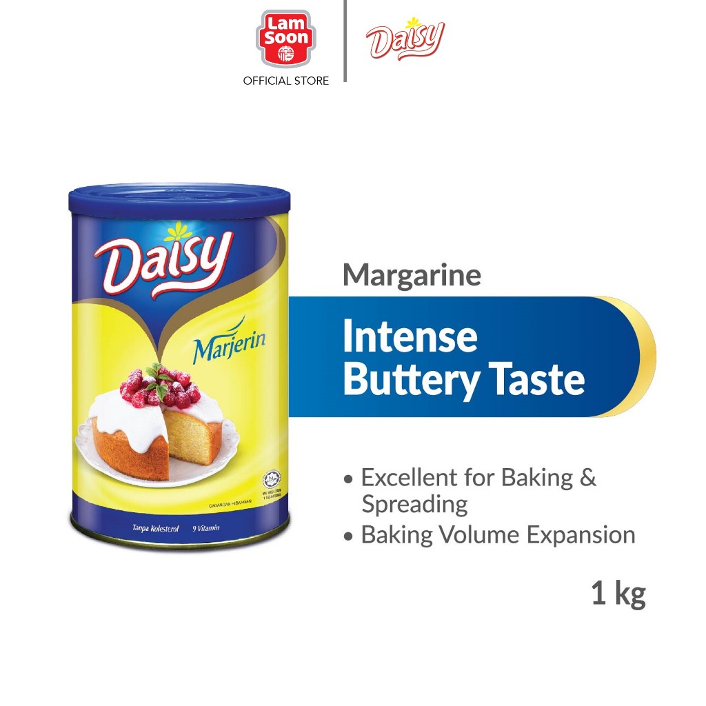 Daisy Margarine 1kg- Excellent for Baking | Shopee Malaysia