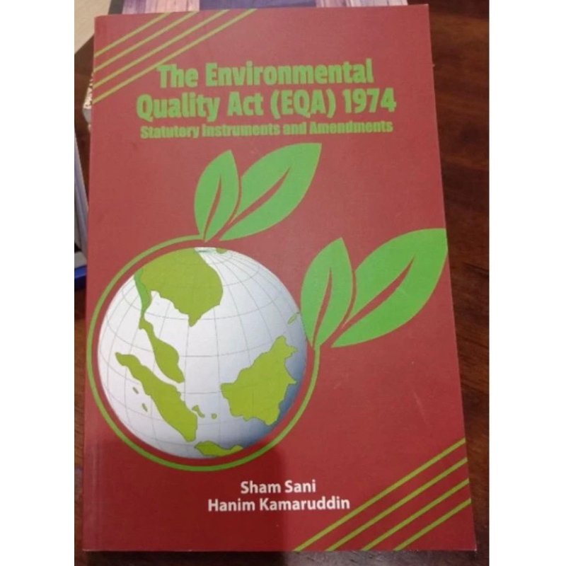 The Environment Quality Act 1974 (EQA) | Shopee Malaysia