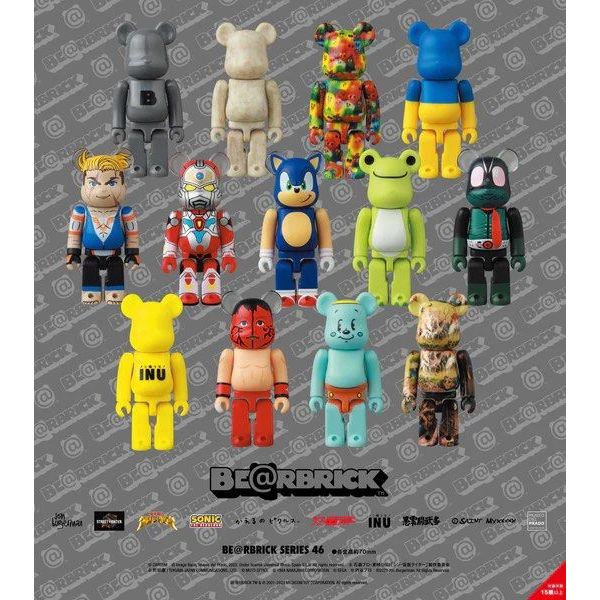 Medicom Bearbrick Be@rbrick 100% SERIES 46 (Assortment) with Card and Box | Shopee Malaysia