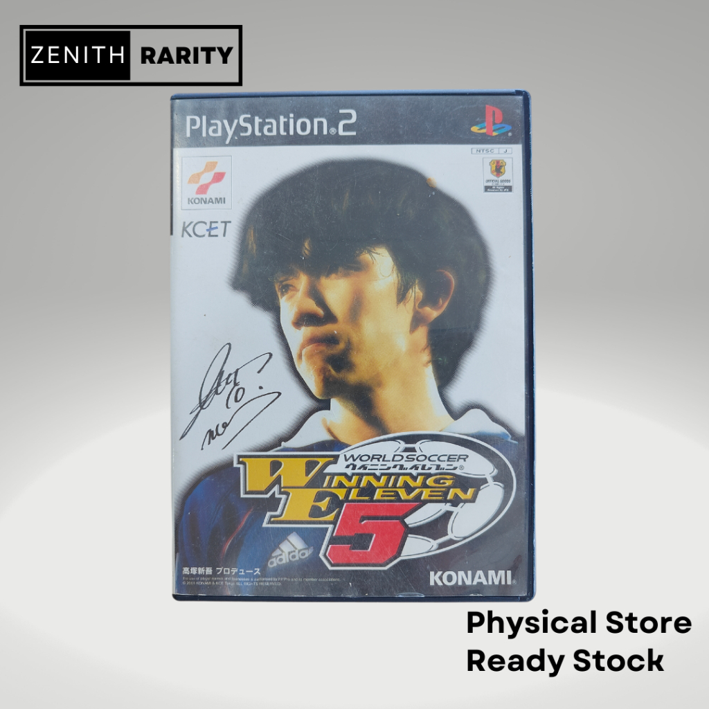 Zenith Rarity Sony Playstation 2 PS2 game Winning Eleven 5 | Shopee ...