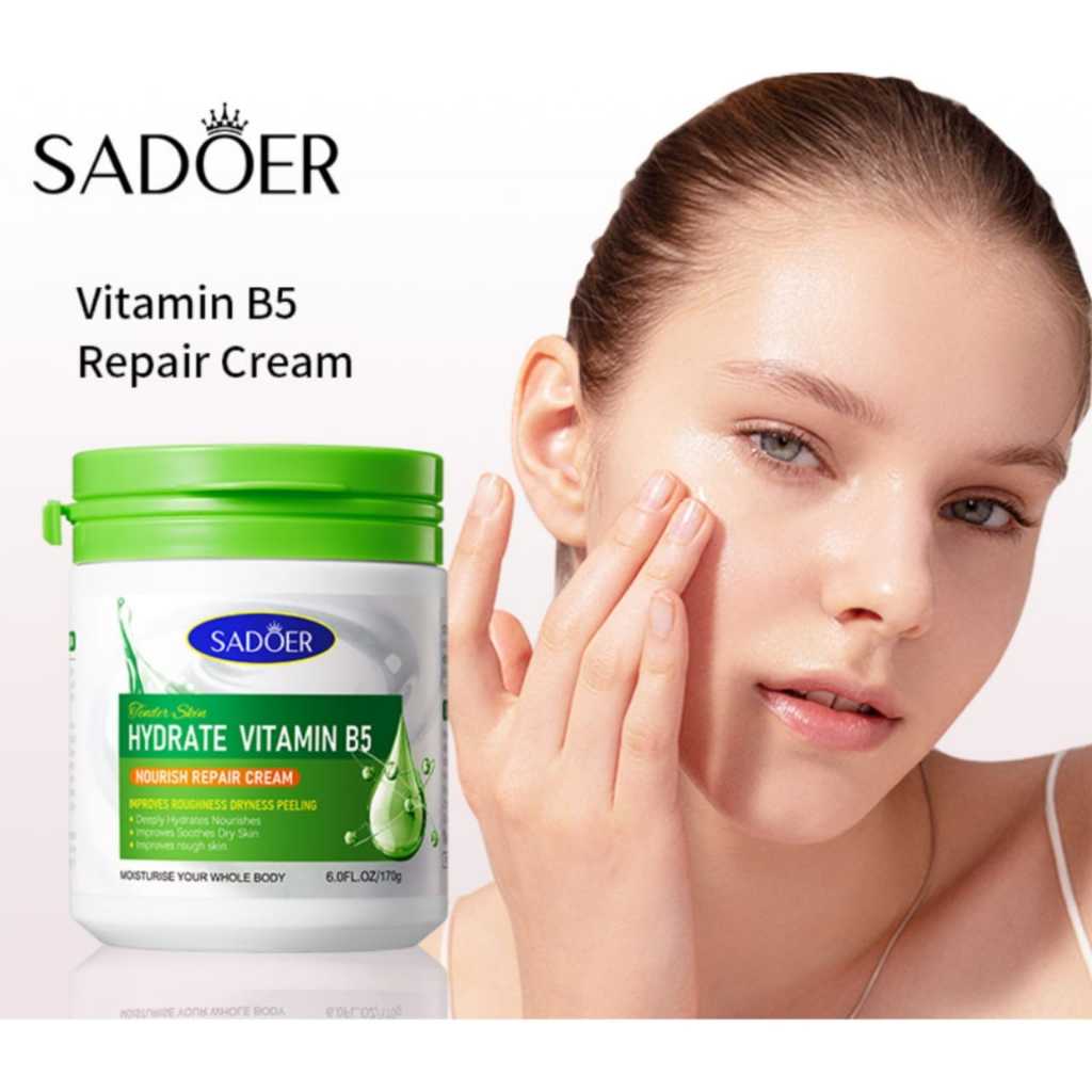 SADOER Vitamin B5 Nourish Face & Body Repair Cream 170g | Shopee Malaysia
