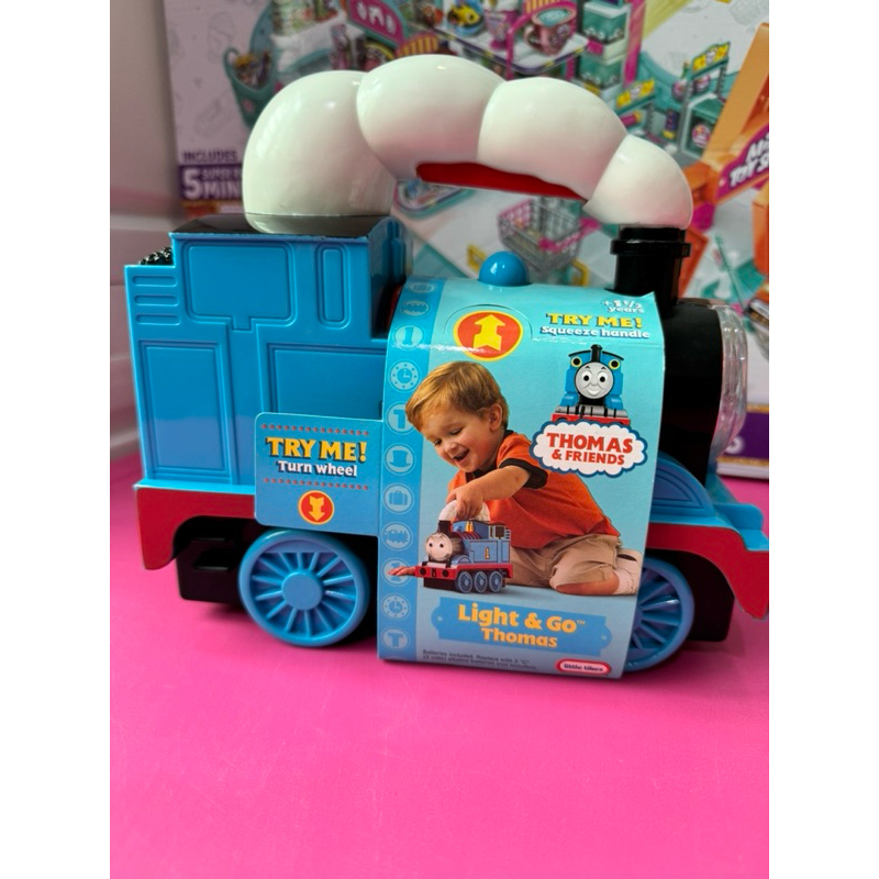 Little Tikes Thomas the Train Steam Engine Flashlight Rolling Toy With Sound | Shopee Malaysia