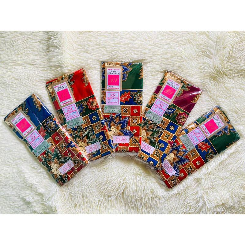 💯 5 HELAI RM130💥KAIN BATIK 3 SERANGKAI 100% ORIGINAL JAWA 💯 MADE IN ...