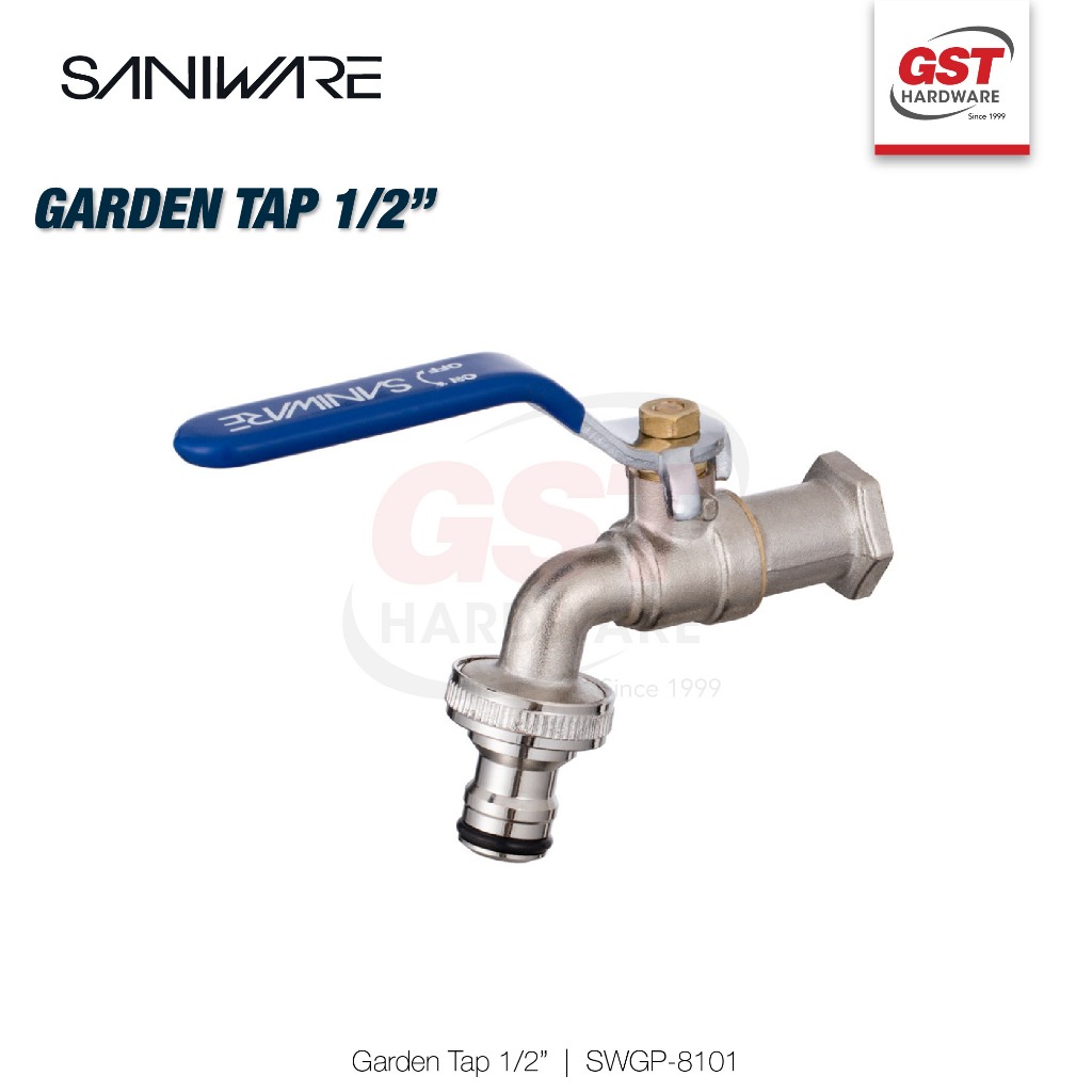 SANIWARE Garden Tap 1/2" Water Tap Water Faucet Wall Mounted Faucet ...
