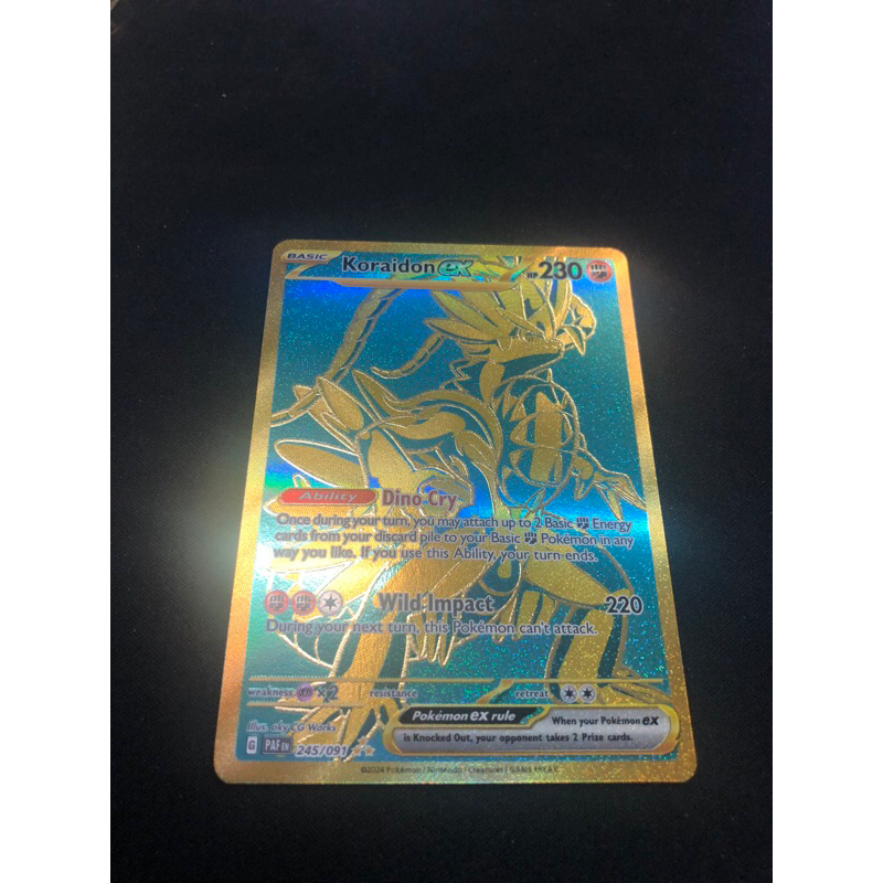 Pokemon Trading Card Game Paldean Fates Koraidon ex Hyper Rare 245/091 ...