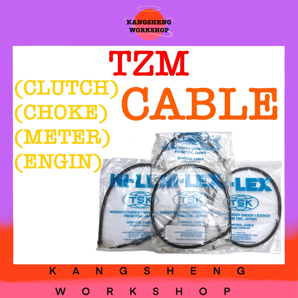 YAMAHA TZM CABLE (CHOKE/CLUTCH/METER/ENGIN) (STARTER CABLE/TACHOMETER ...