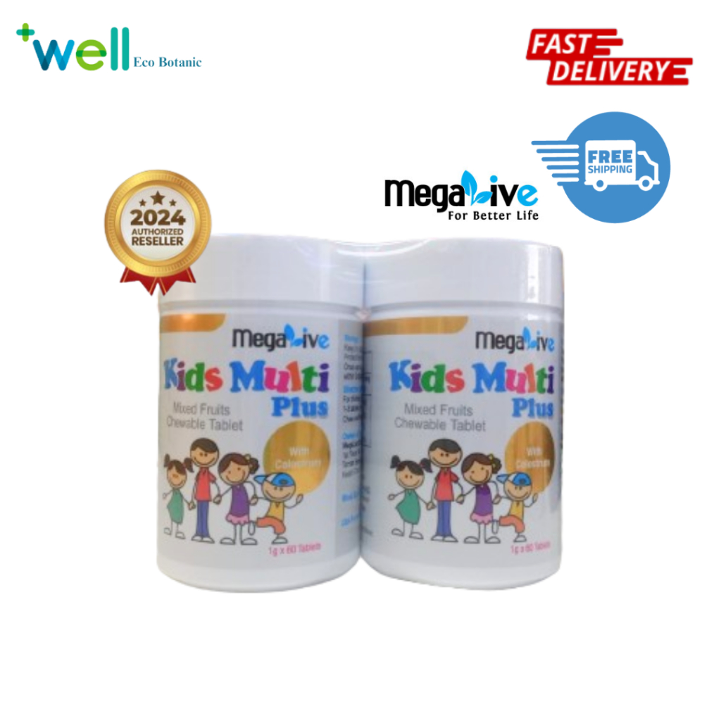 Megalive Kids Multi Plus 60 tablets x 2 ----- kids multivitamin ...