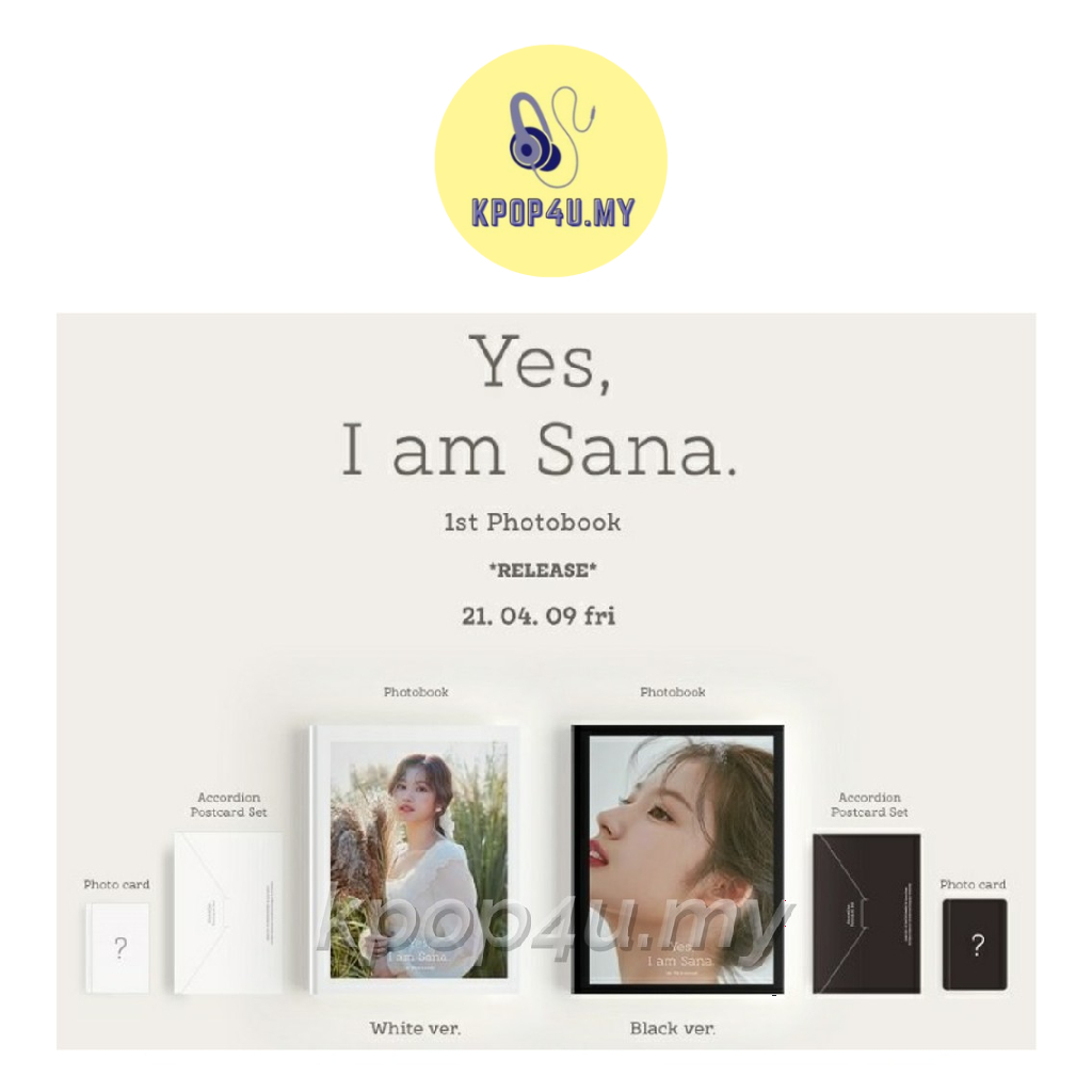[READY STOCK] TWICE Sana 'Yes, I am Sana' 1st Photobook | Shopee Malaysia