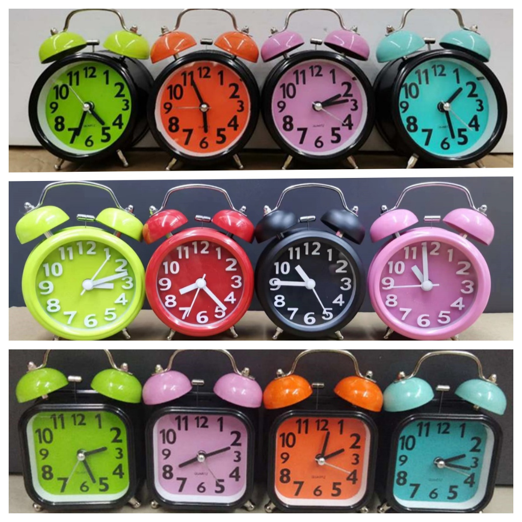 [13CM] TWIN BELL ALARM CLOCK / JAM LOCENG BESI 13CM | Shopee Malaysia