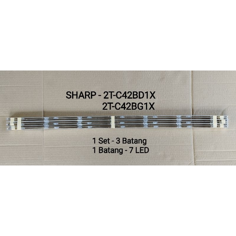 (Ready Stock) 2T-C42BD1X / 2T-C42BG1X SHARP 40" LED TV Backlight (1Set ...