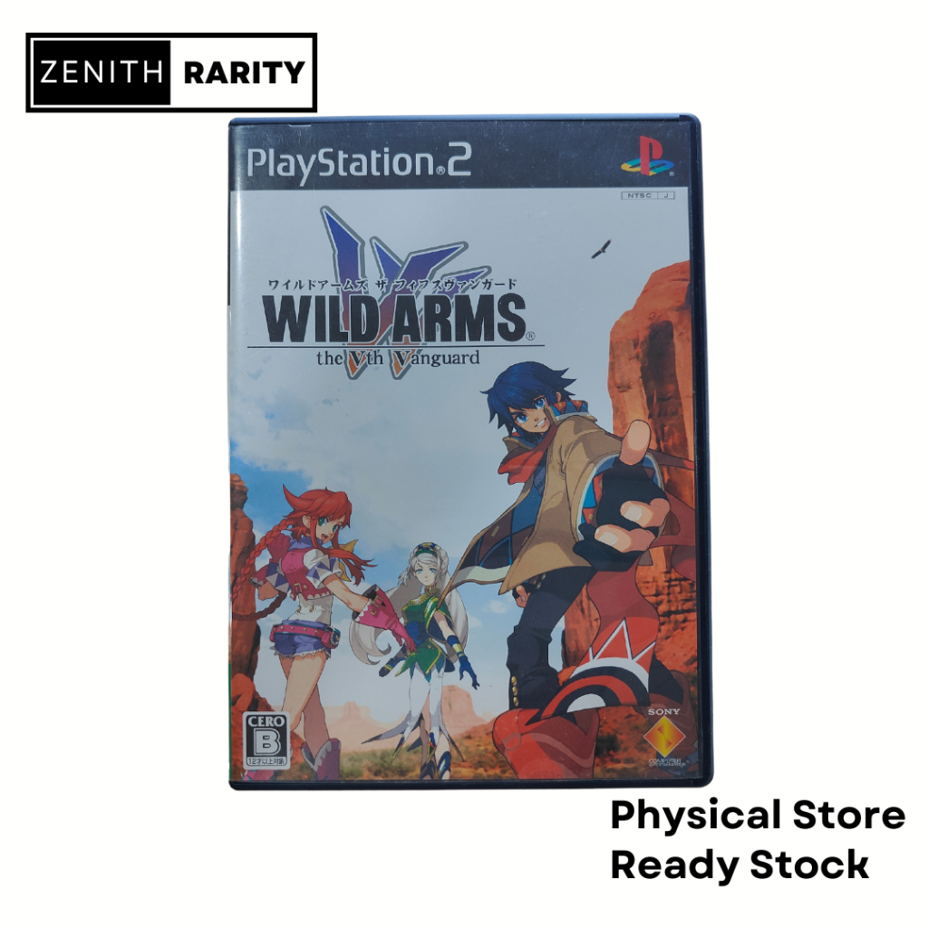Zenith Rarity Sony Playstation 2 PS2 game Wild Arms: The Fifth Vanguard ...