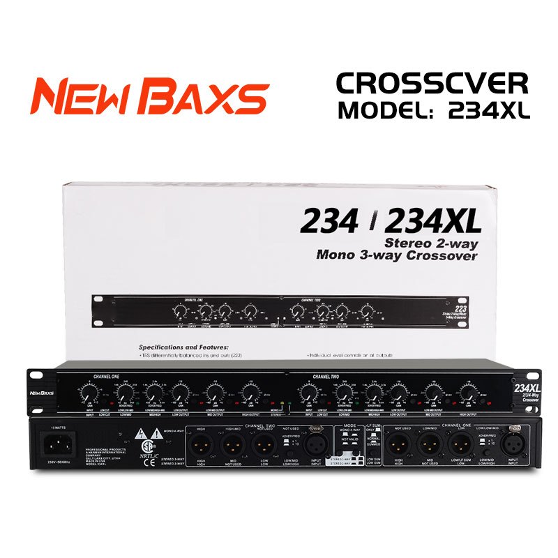 NEW BAXS 2-3 Channels Crossover (56 x 29 x 7) 234XS/234XL | Shopee Malaysia