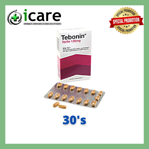 TEBONIN FORTE TABLET 120MG 30'S ( EXP DATE : 09/2027 ) | Shopee Malaysia