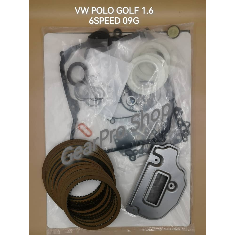 VW VOLKSWAGEN POLO GOLF JETTA 1.6 TF60SN 09G 6SPEED AUTO TRANSMISSION GEARBOX OVERHAUL REPAIR ...