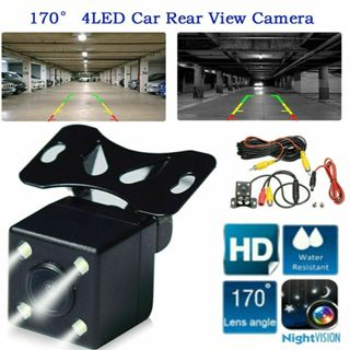 Extream Car Reverse Camera 4 LED 170 Degree HD Night Vision Rear View ...