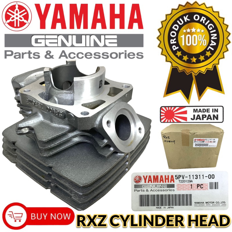 🔥100% ORIGINAL MADE IN JAPAN YAMAHA RXZ CYLINDR HEAD (5PV) | Shopee ...