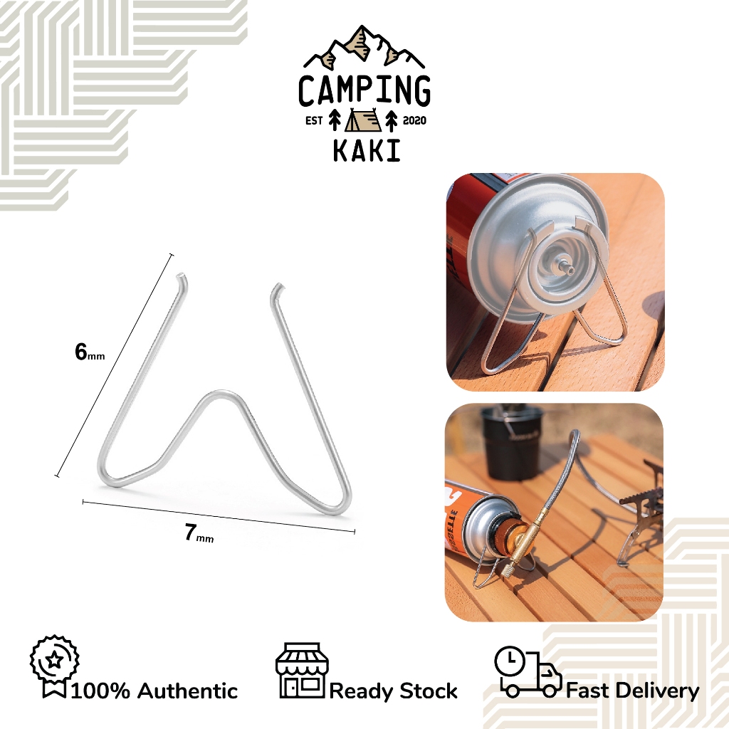 Camping Cassette Gas Bracket Camping Portable Spring Long Gas Tank ...