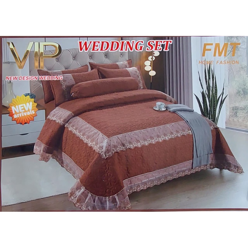 🔥 Readystock 🔥 Set Cadar Pengantin Beropol Set 7 IN 1 , 6 IN 1 Ropol ...