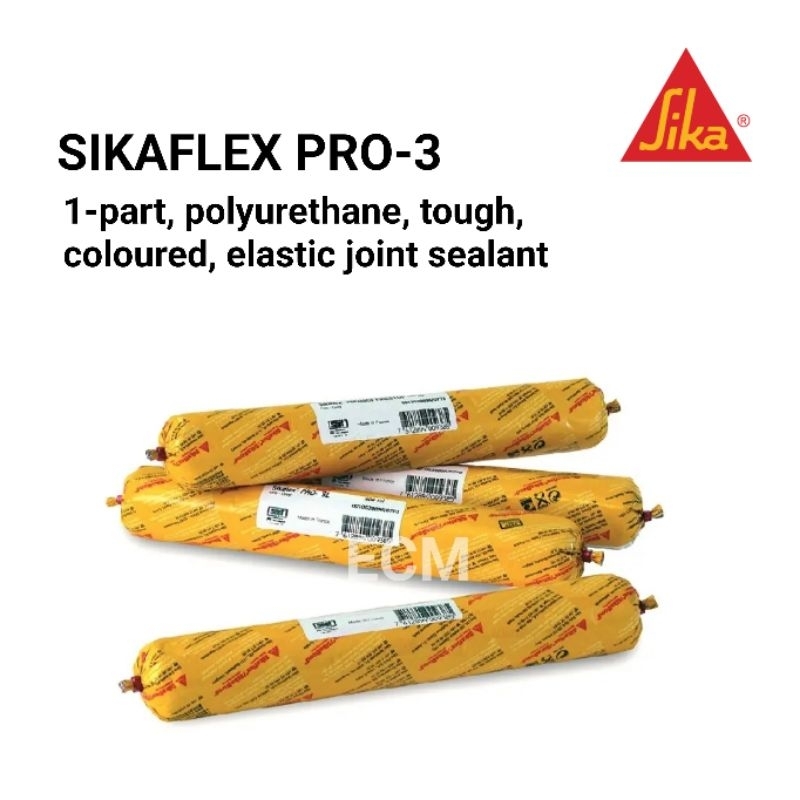 SIKAFLEX PRO-3 GREY (600ml) Polyurethane sealant for floor joints and civil engineering ...