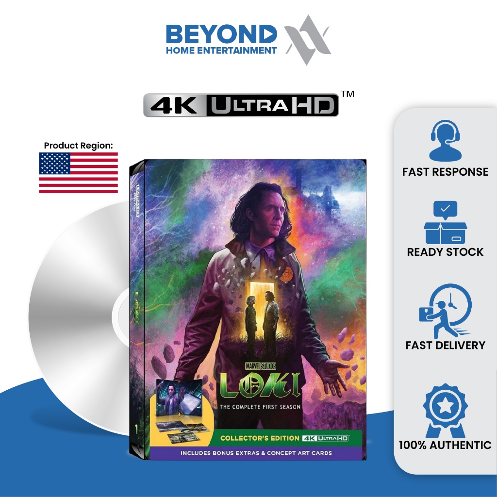 Loki The Complete First Season Collector's Edition Steelbook [4K Ultra ...
