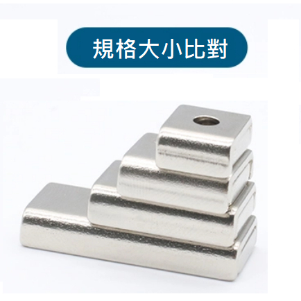 [Square Counterbore Magnetic Base (Single Hole)] Rare Earth Strong ...