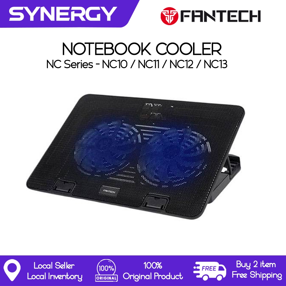 Fantech Notebook Cooler NC11, NC12, NC13 two fan suitable for 9-15.6 ...